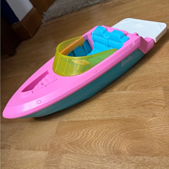 Barbie | Toys | Barbie Pink And Teal Speedboat | Poshmark